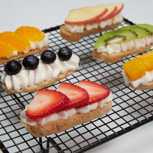 Whole Wheat Fruity Eclairs | New Gen Baker